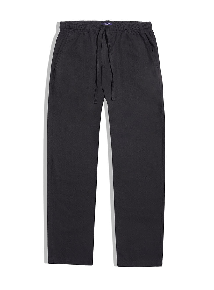 Men Pants | Black Linen Pant – Khotwh