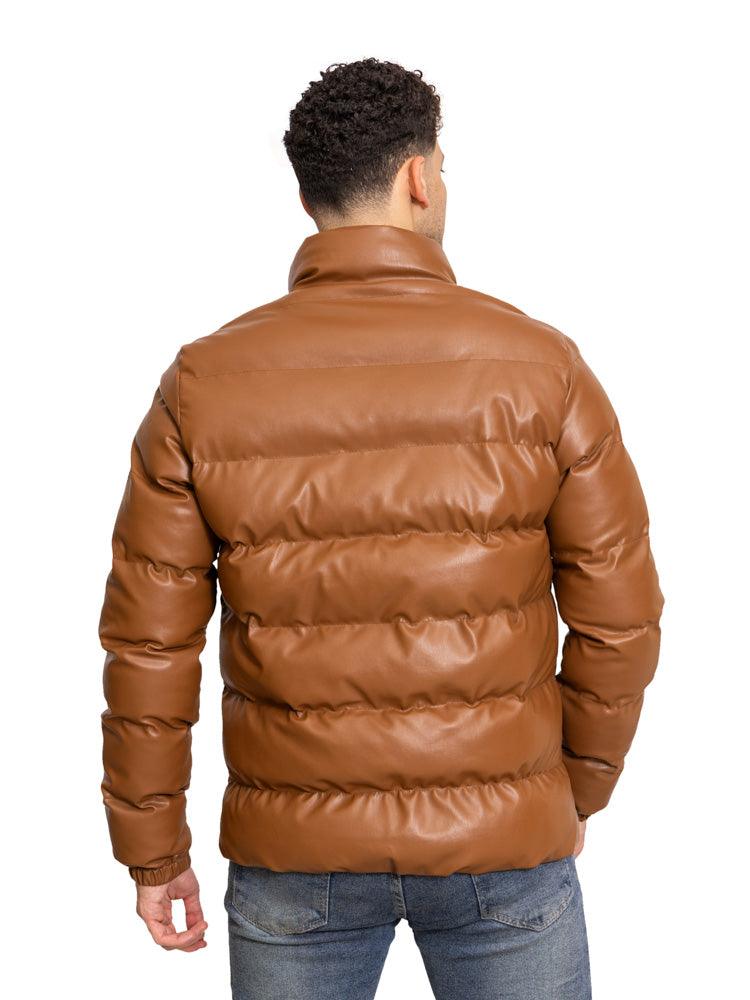 Men'S Jackets | Camel Leather Jacket – Khotwh