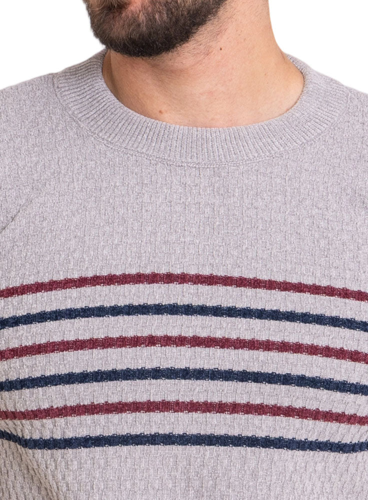 Men Pullovers | Grey Round Pullover Essential – Khotwh