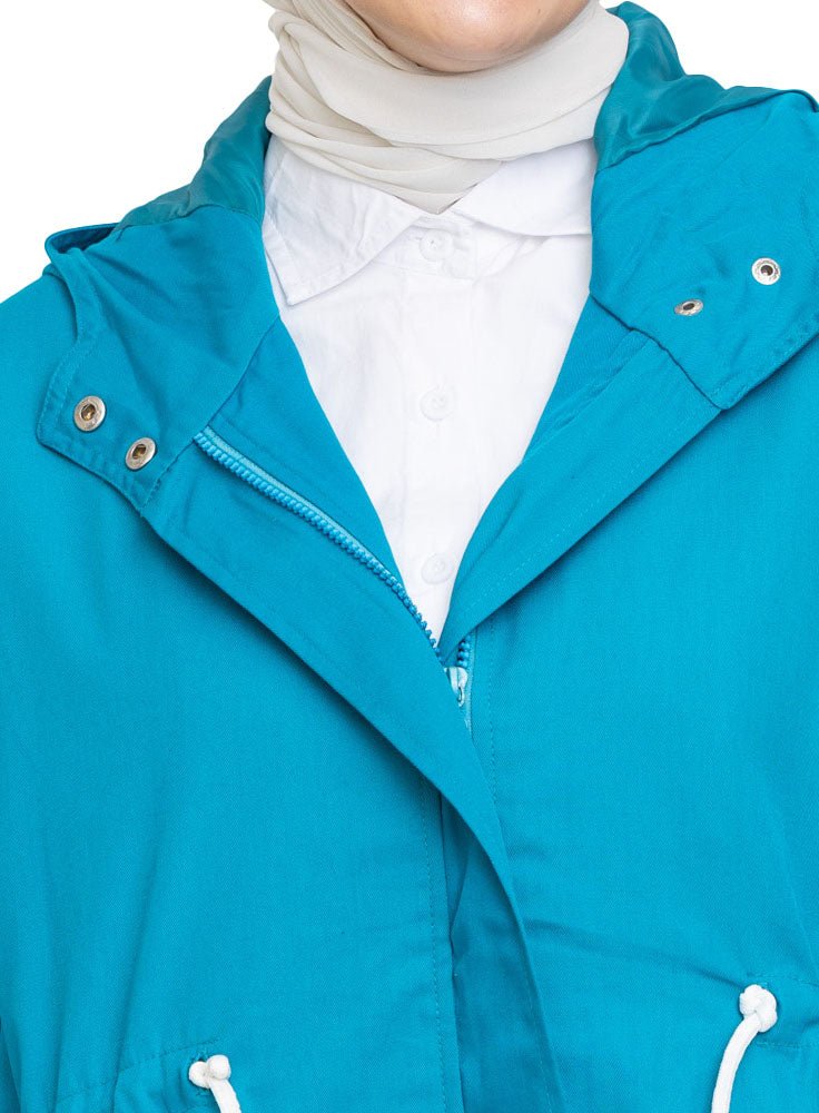 River Blue Gabardine Jacket | Great Prices on Egypt’s Finest Materials. – Khotwh
