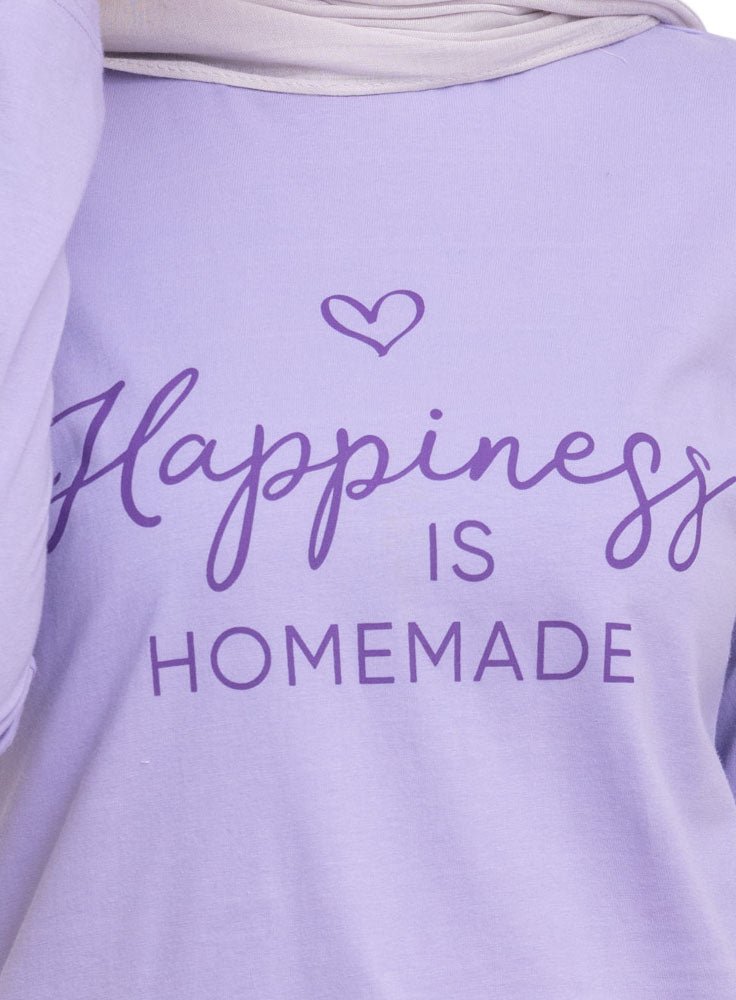 Lilac Printed Long-Sleeve Design 2 – Khotwh