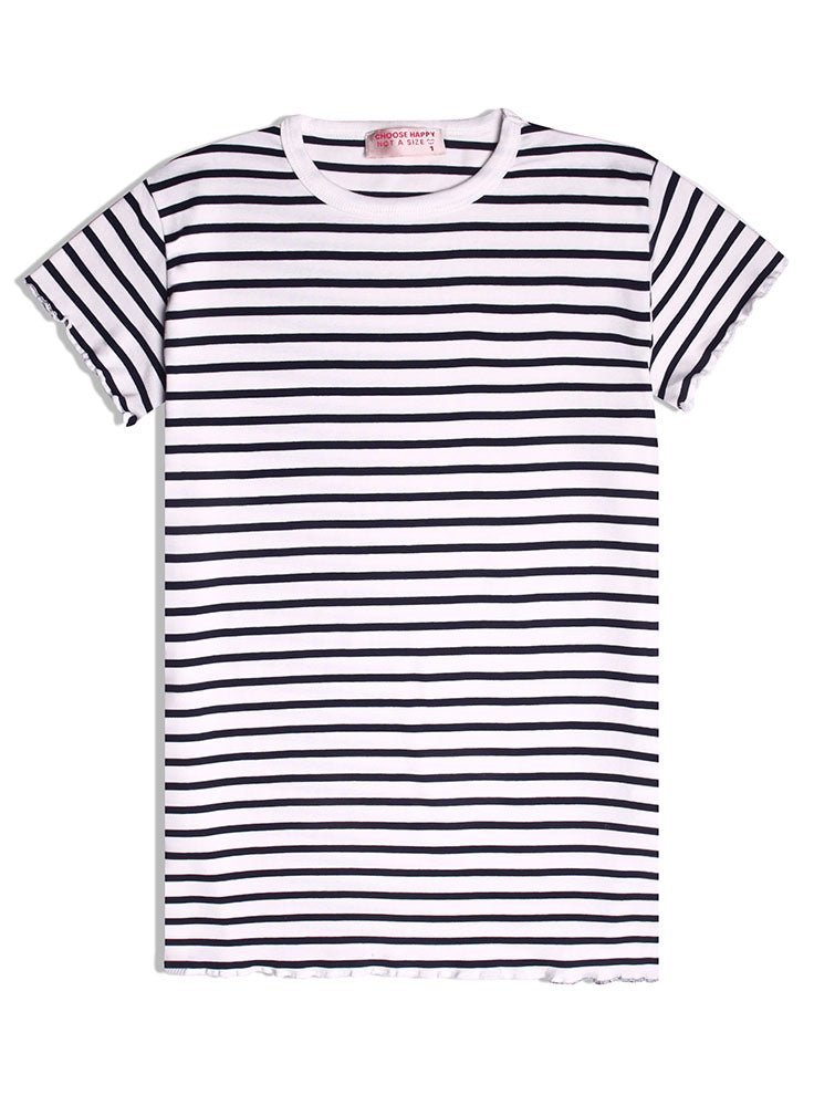 White S-Short Sleeve Basic Top – Khotwh