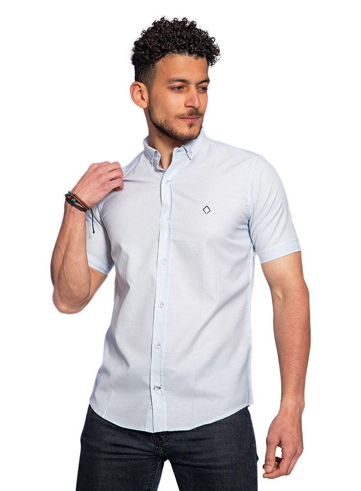 Baby Blue Half Shirt for Men.. Discover High Quality at the Best Prices ...