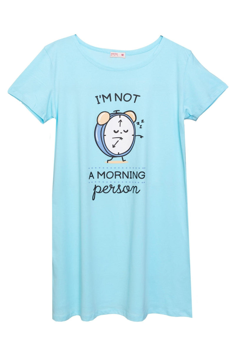 Baby Blue Night Shirt 17 for Women.. Outstanding quality at budget ...