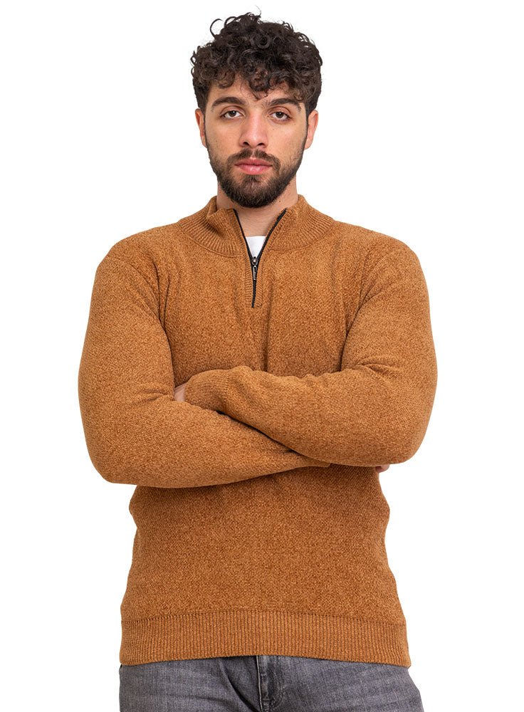 Pullovers For Men | Black Zipper High Cool – Khotwh