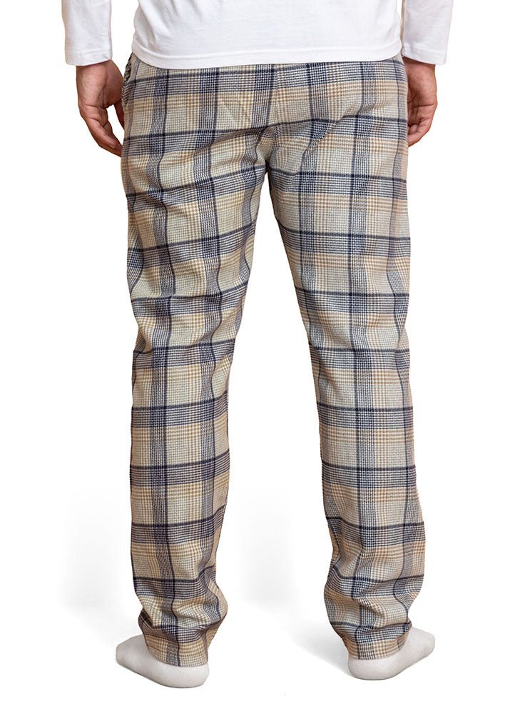 Grey Checkered Home Pants For Men | Comfort Styles. – Khotwh