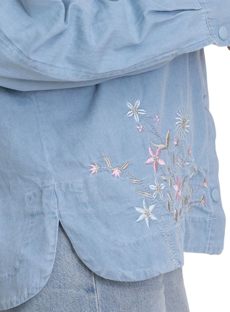 Women Jackets | Cool Ice Blue Jacket – Khotwh