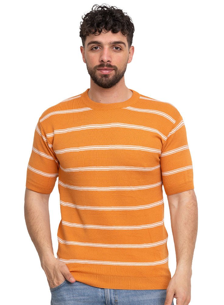 Copper Coin Design 1150Knit S-Rount T-Shirt – Khotwh