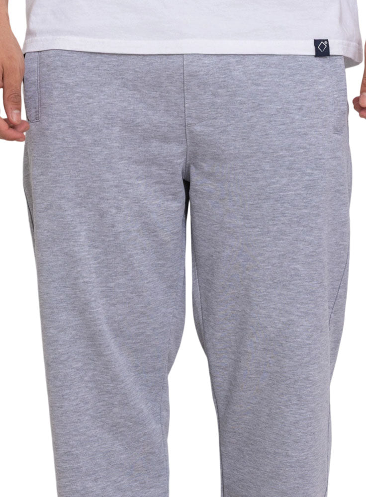Men'S Pants | Grey Zipper Melton Wide Leg – Khotwh