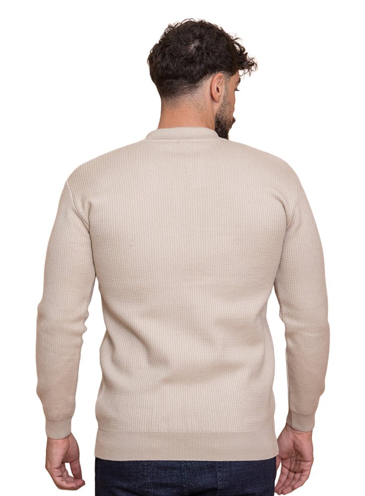 Purchase Latte Round Pullover For Men Winter Clothes – Khotwh