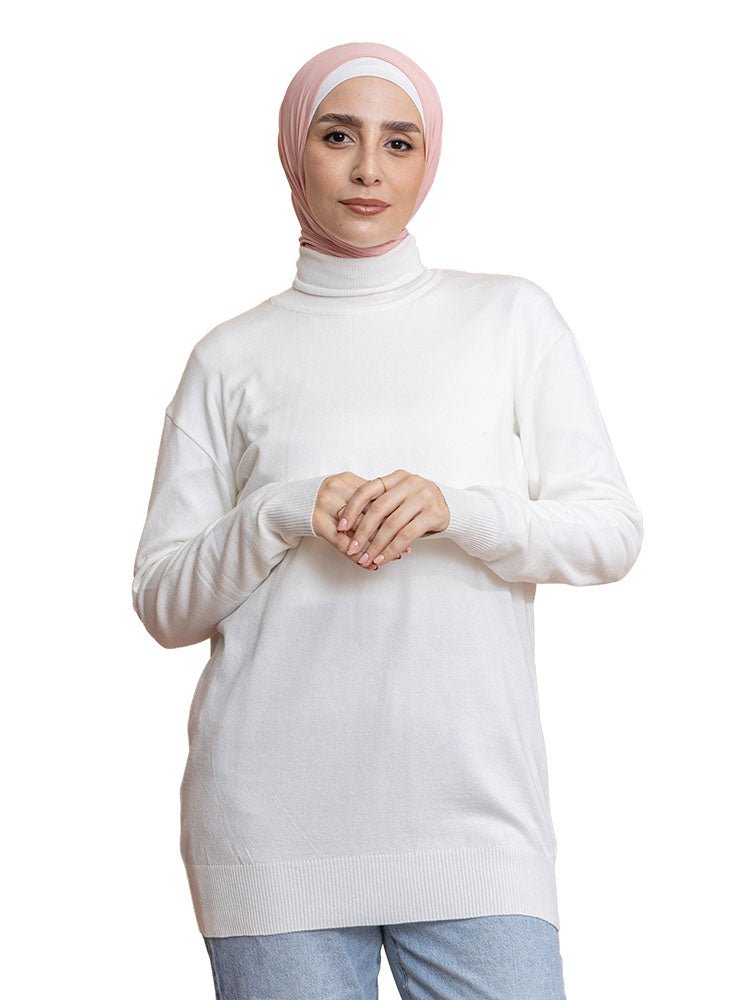 Women Pullovers | Off-White L-High Cool Pullover – Khotwh