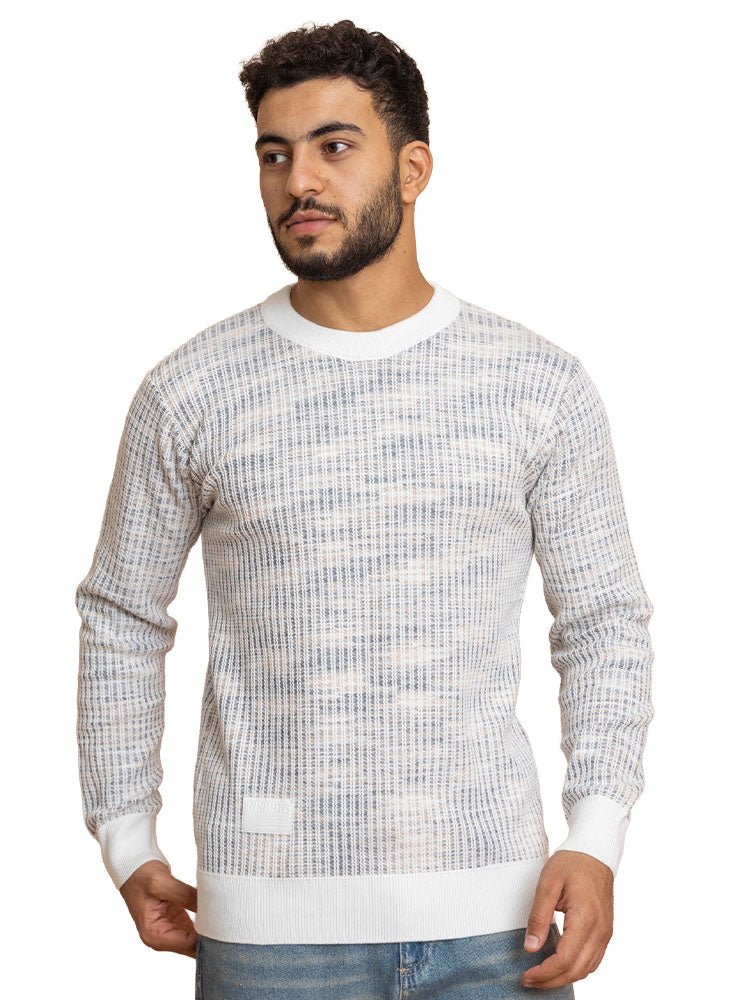 Men Pullovers | White Pullover – Khotwh