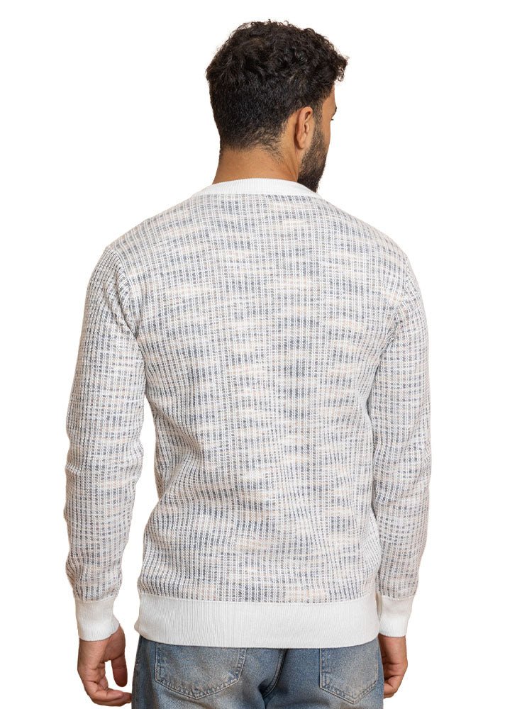 Men Pullovers | White Pullover – Khotwh