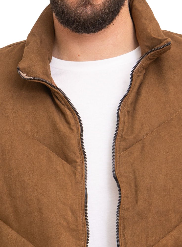 Men'S Vests | Wood Brown Velvet Vest Jacket – Khotwh